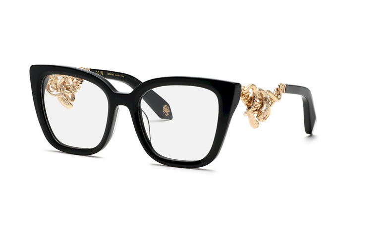 Roberto Cavalli VRC051M Black Snake Frames – Designer Daydream