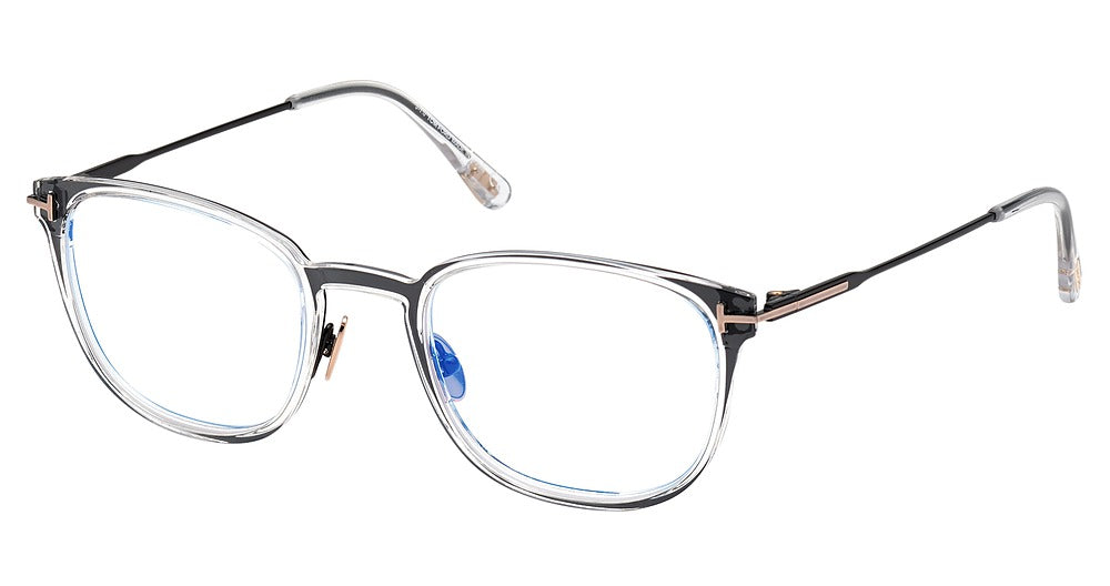 Tom Ford FT5768-B Marcos de luz azul marrón – Designer Daydream